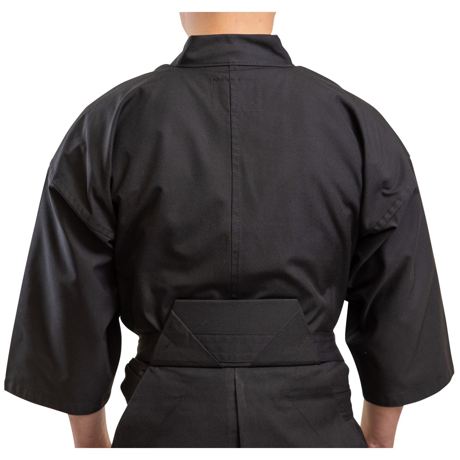 Miyabi Black Iaido Uniform Set with Tetron Iaigi, Shitagi and Hakama